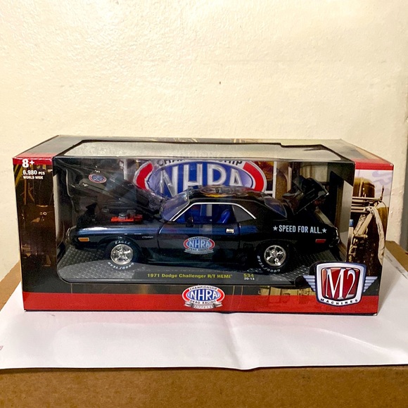 M2 | Toys | M2 Machines 971 Dodge Challenger Rt Hemi S34 Nhra Drag ...